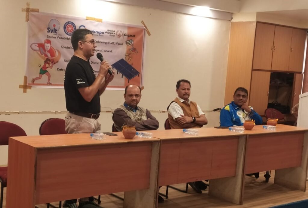 The Anand Special Olympics team hosts “Unified Table Tennis Competition” in Collab with SVIT-NSS ...